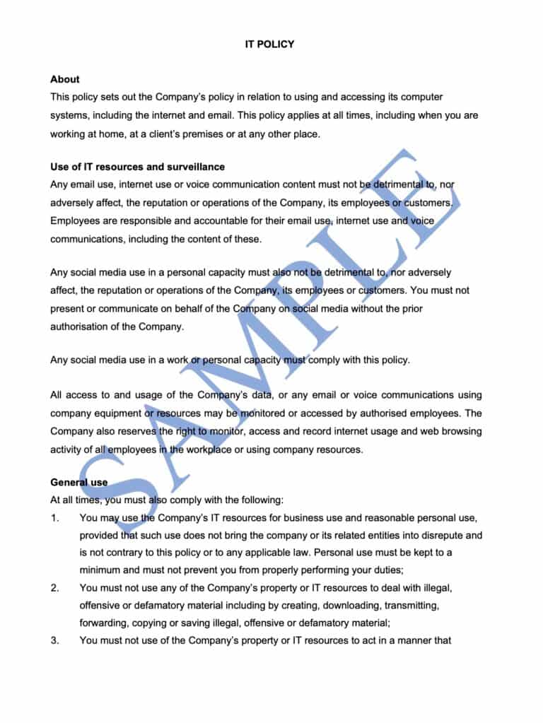 Common IT Policies For Small Businesses in 2021 (+ Templates)